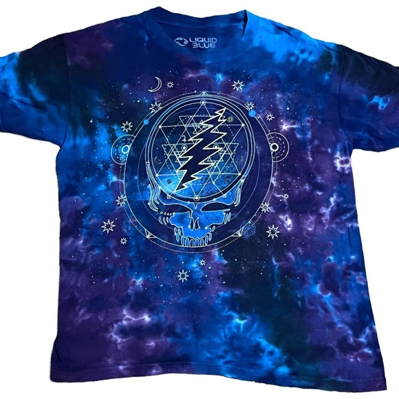 Liquid Blue | Shirts | Vintage Y2k Liquid Blue Tie Dyed Shop Grateful ...